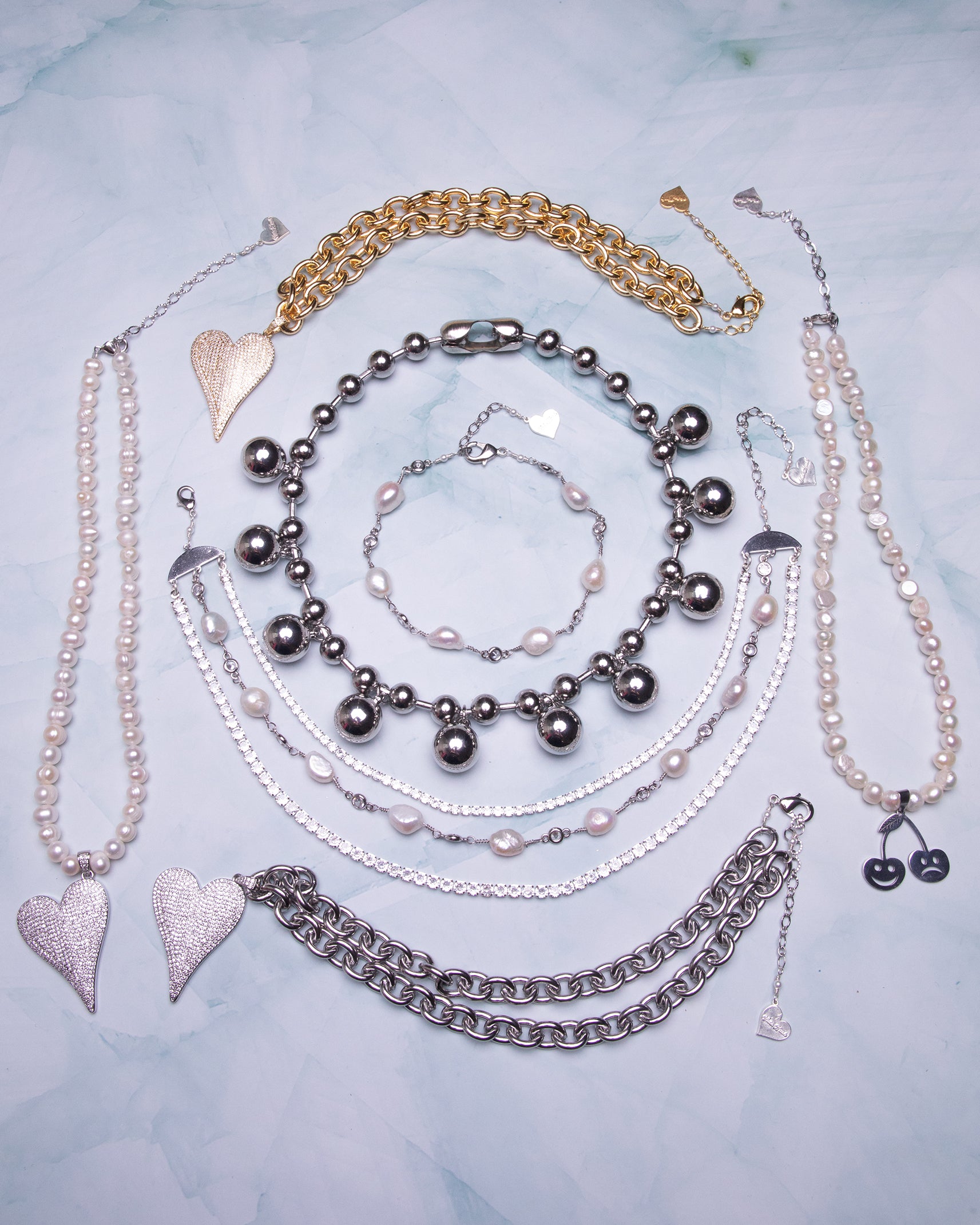 Ball Chain Sphere Necklace – VidaKush