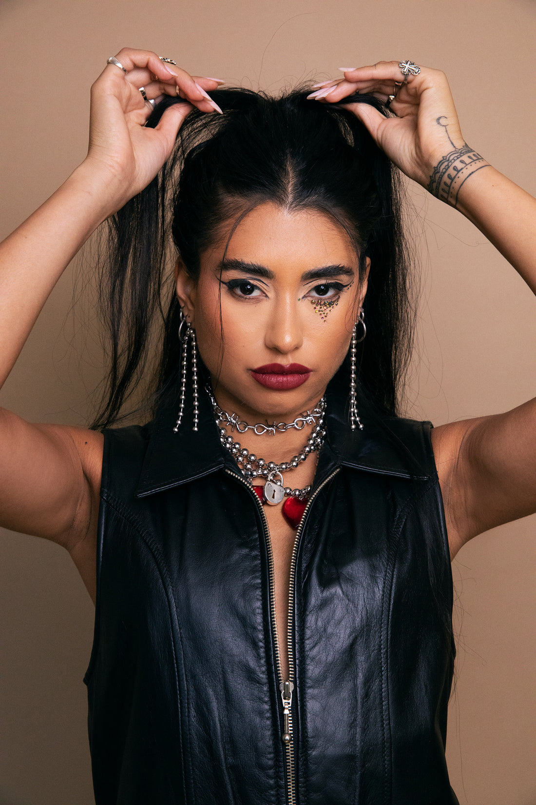 Ball & Chain Lock Necklace – VidaKush