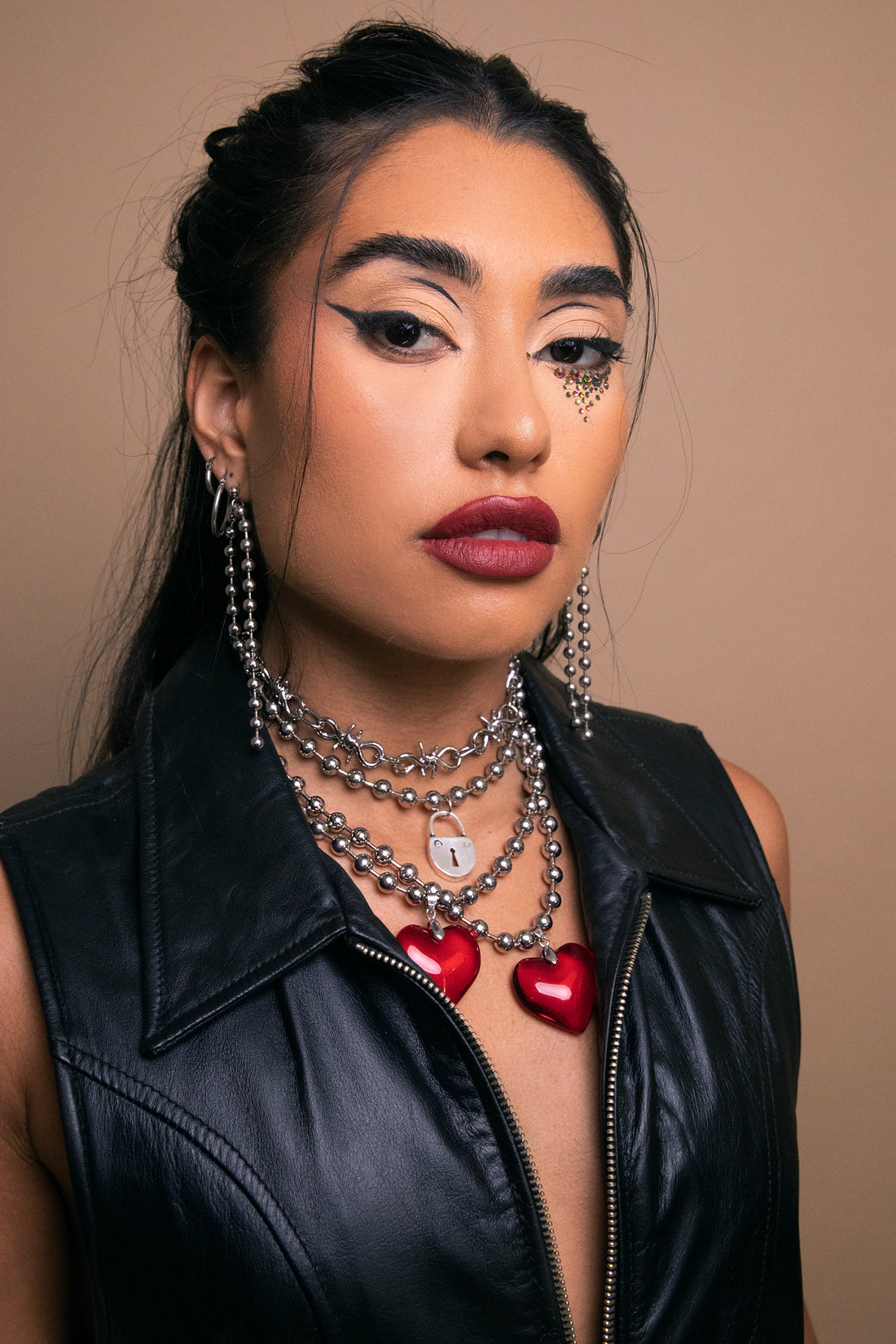 Ball & Chain Lock Necklace – VidaKush