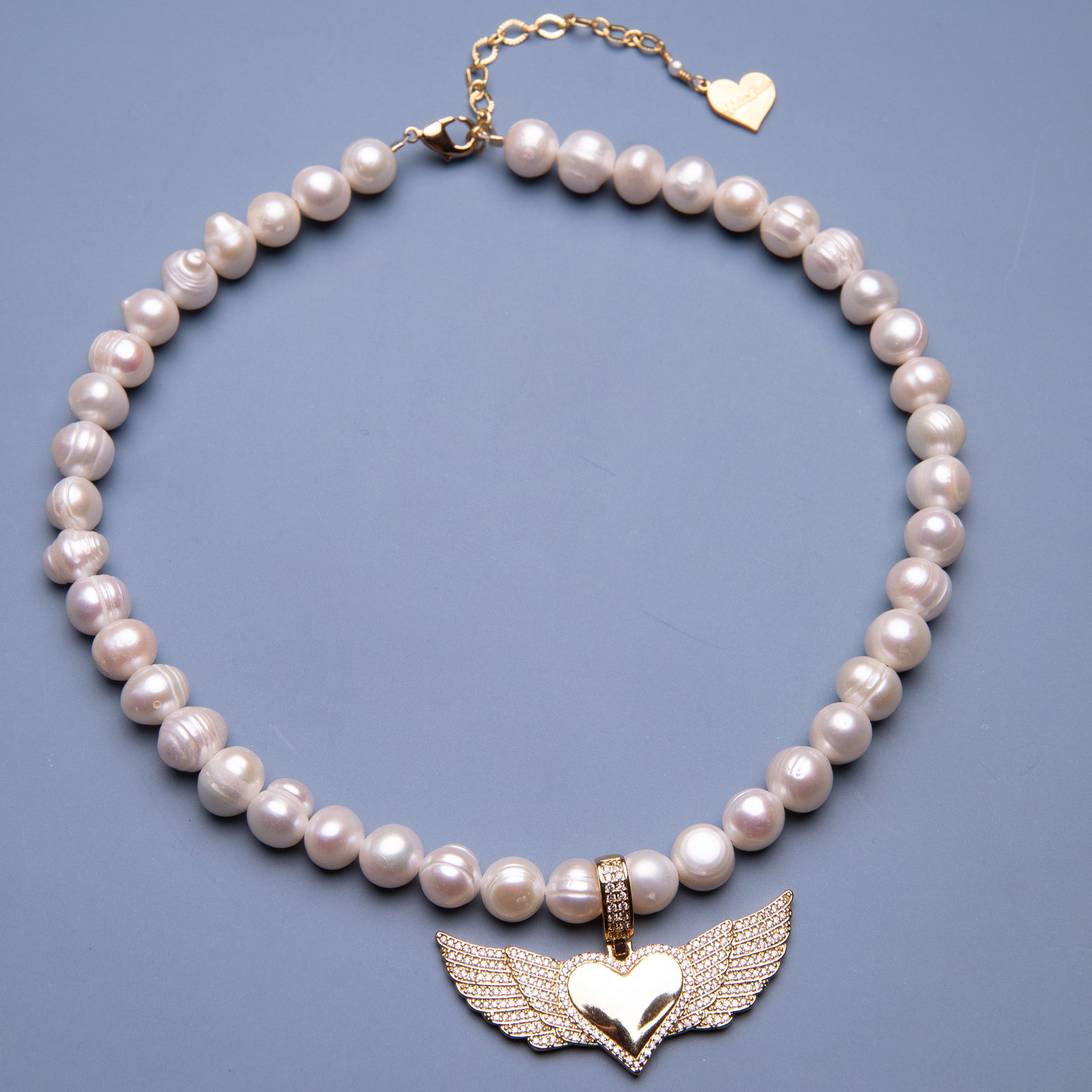 Pearl Angel Wings Necklace – VidaKush