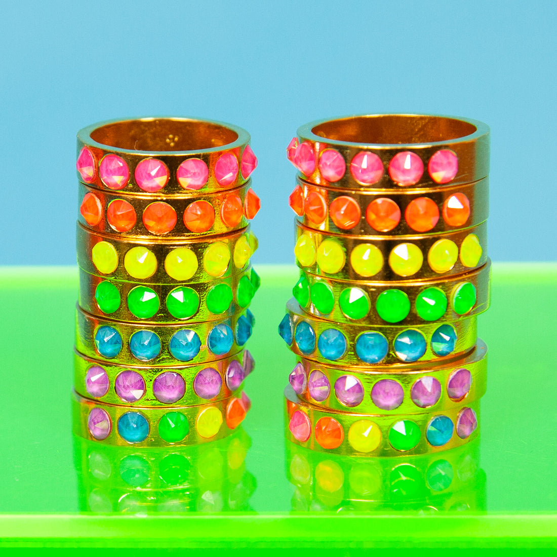 Neon Lights Ring Set – VidaKush