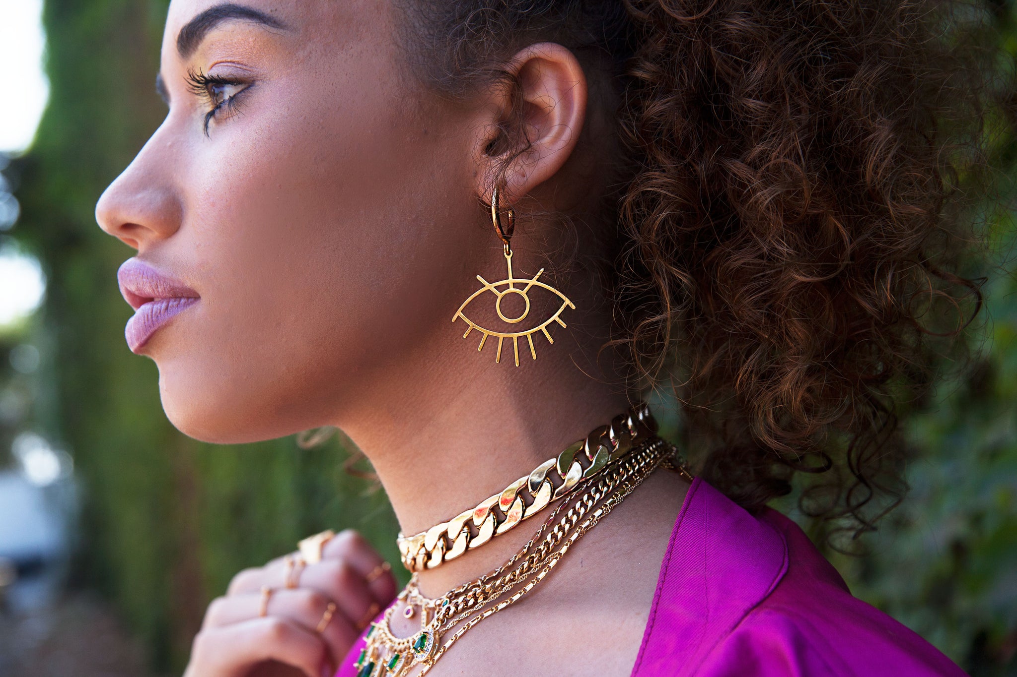 See Right Through Me Hoop Earrings – VidaKush