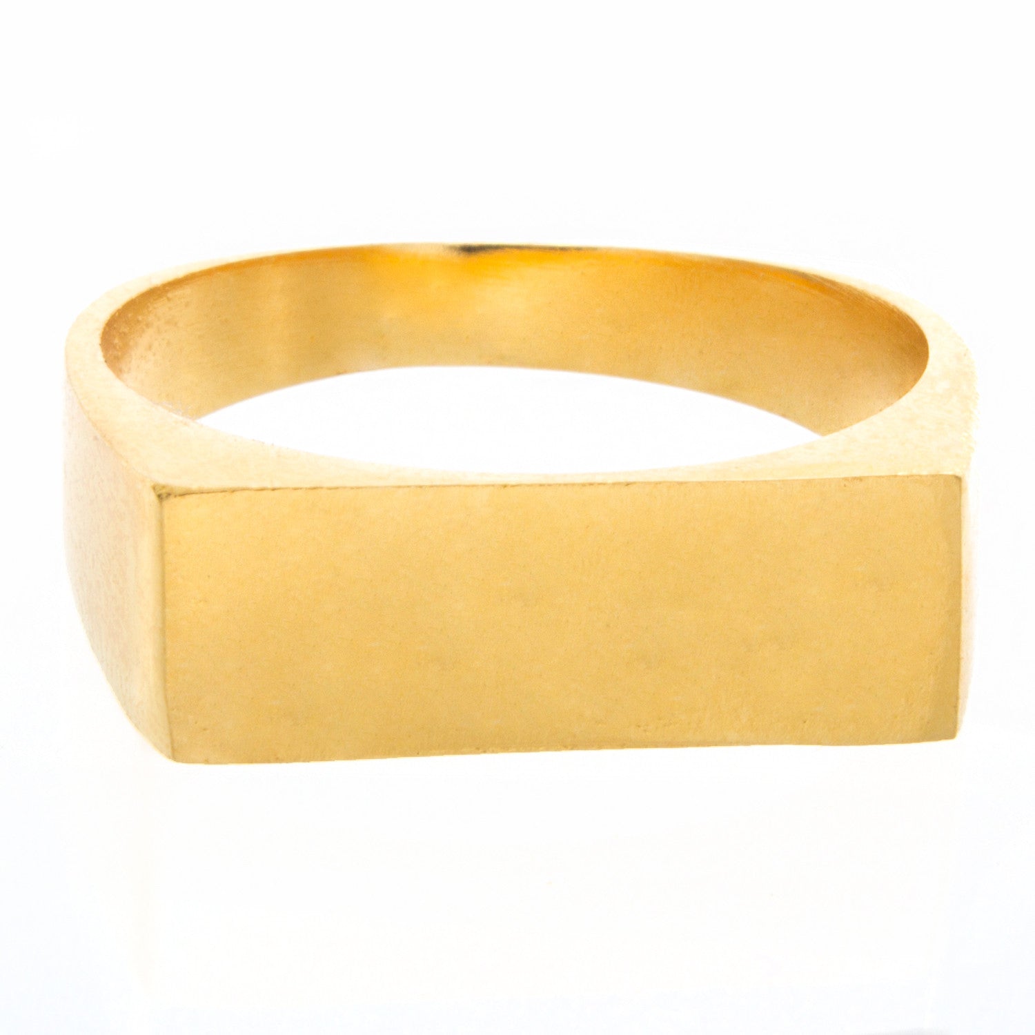 100K Bar Ring | Stackable Everyday Jewelry – VidaKush