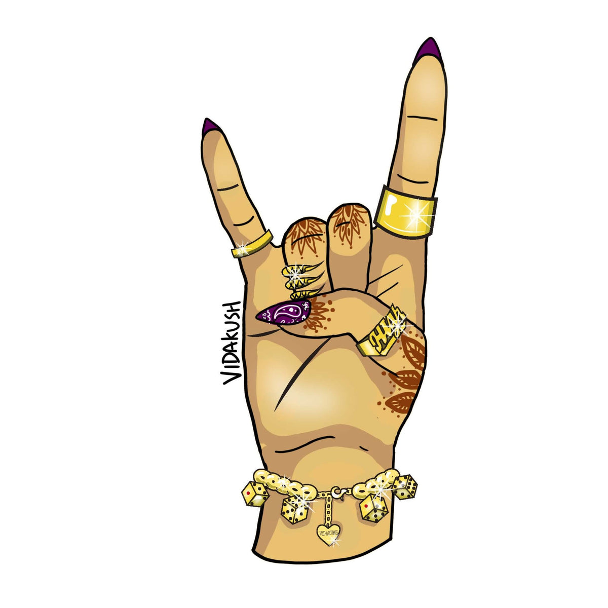 Rock On Sticker – VidaKush