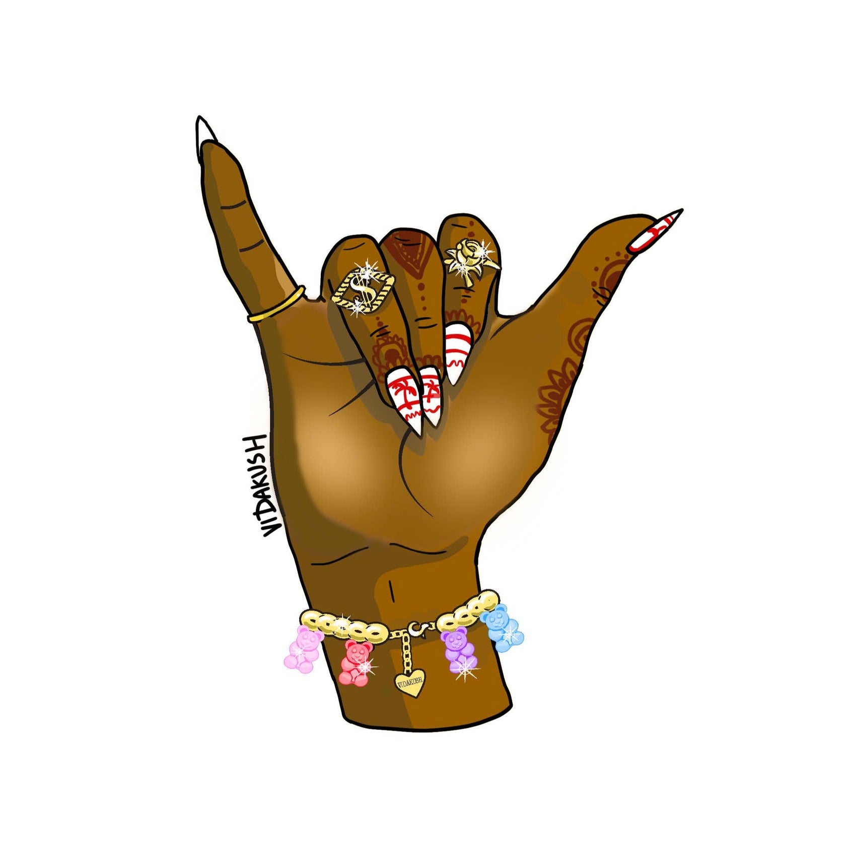 Hang Loose Sticker – VidaKush